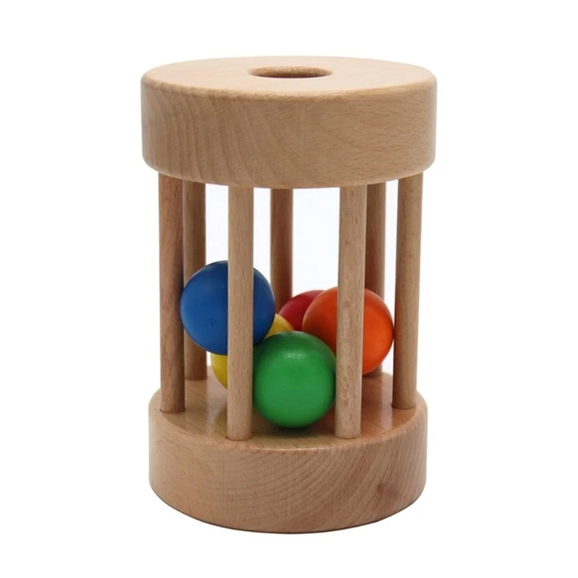 BABY TOY RATTLE Drum Rolling Balls for Toddlers Educational Toy $24.60 ...