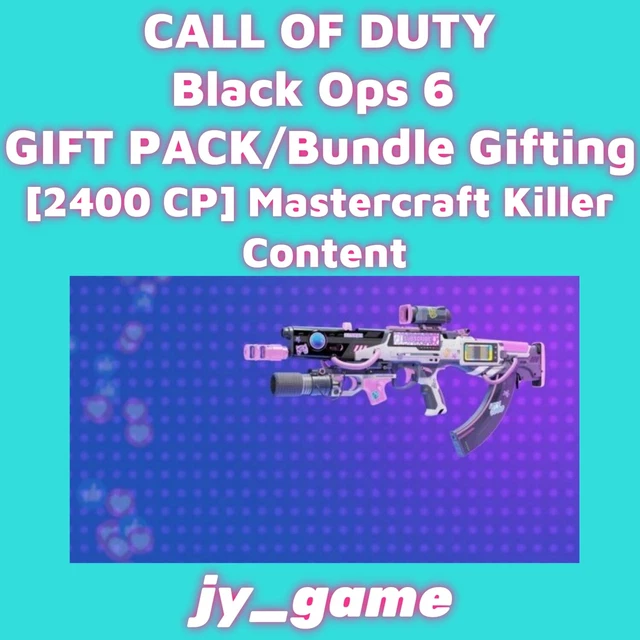 COD BO6 warzone pack BO6 Bundle Gifting [2400 CP] Mastercraft Killer ...