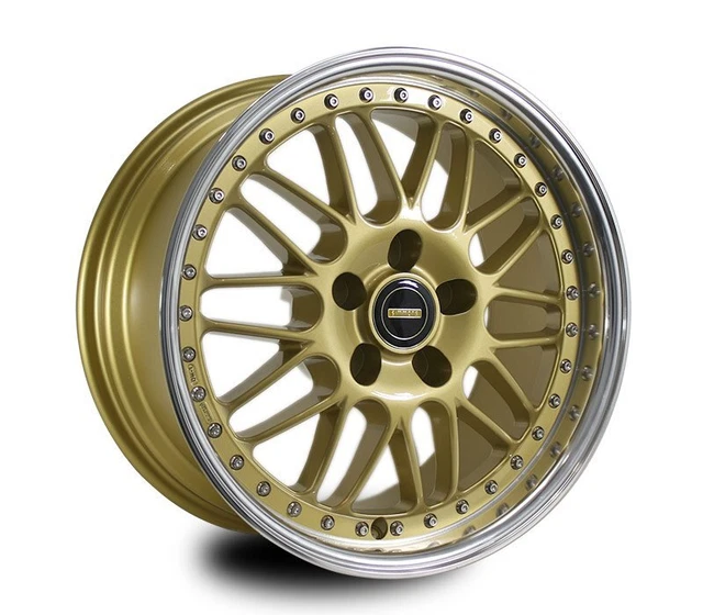 TO SUIT MAZDA CX-7 WHEELS PACKAGE: 17x8.5 17x9.5 Simmons OM-1 Gold and ...