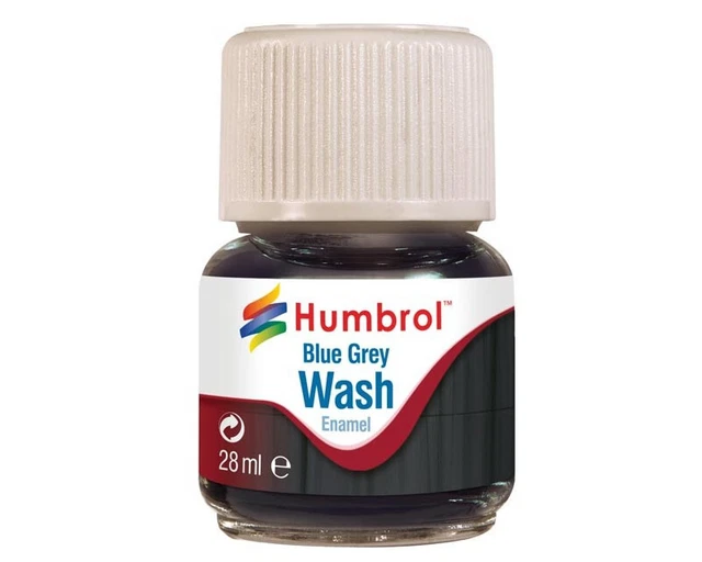 HUMBROL AV0206 ÉMAIL Lavage Bleu Gris (28ml) Modélisme EUR 9,32 ...