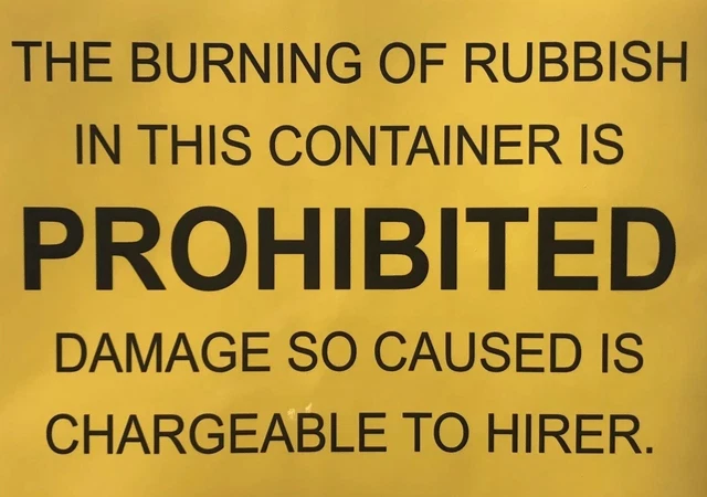 SKIP SAFETY SIGNS-SIGNAGE-WASTE Container-bin-skip-REL-FEL-OPEN ...