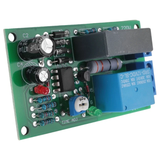 220V RELAY BOARD, on, time delay, circuit module, corridor , stair ...