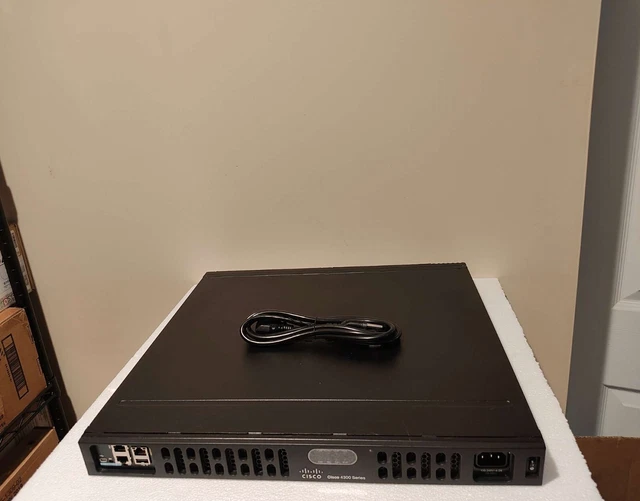 CISCO ISR4331-SEC/K9 3-PORT Gigabit Security Router ISR4331 seck9 ...