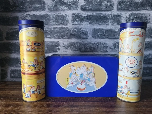 VINTAGE TETLEY TEA Tins X 3 (Not Suitable For Storing Food) £3.99 ...