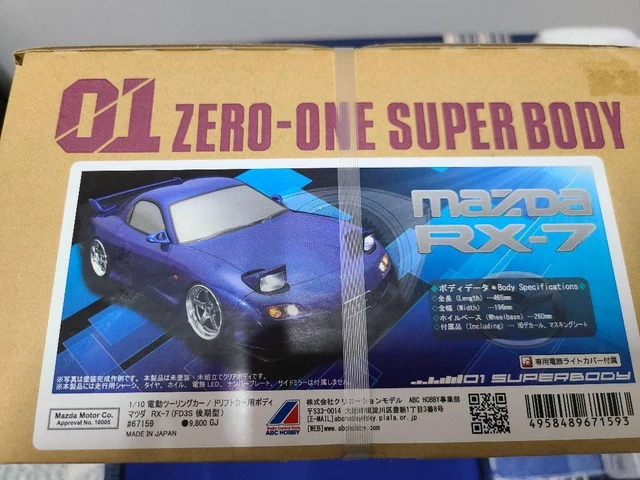 RADIO CONTROL BODY 1/10 Abc Hobby Rx7 Fd3S £153.83 - PicClick UK