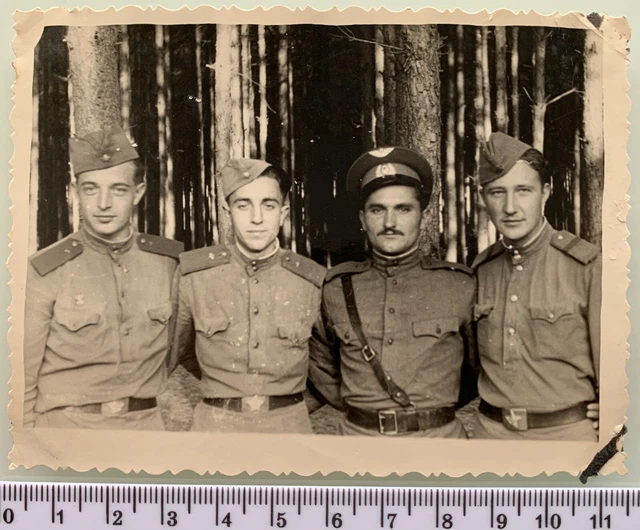 1950S HANDSOME SOLDIERS AK-47 Kalashnikov Rifle Military Men USSR ...