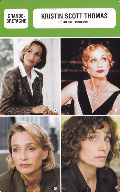 FICHE CINEMA : Actrices : KRISTIN SCOTT THOMAS 1986-97 & 1998-2013 EUR ...
