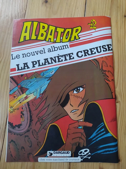 LE JOURNAL DE Captain Fulgur n°11 Albator avec poster Sylvidra Harlock ...