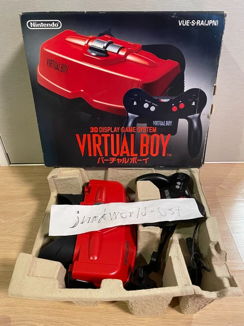 NINTENDO VIRTUAL BOY Console System Japanese Version 1995 Video Game ...