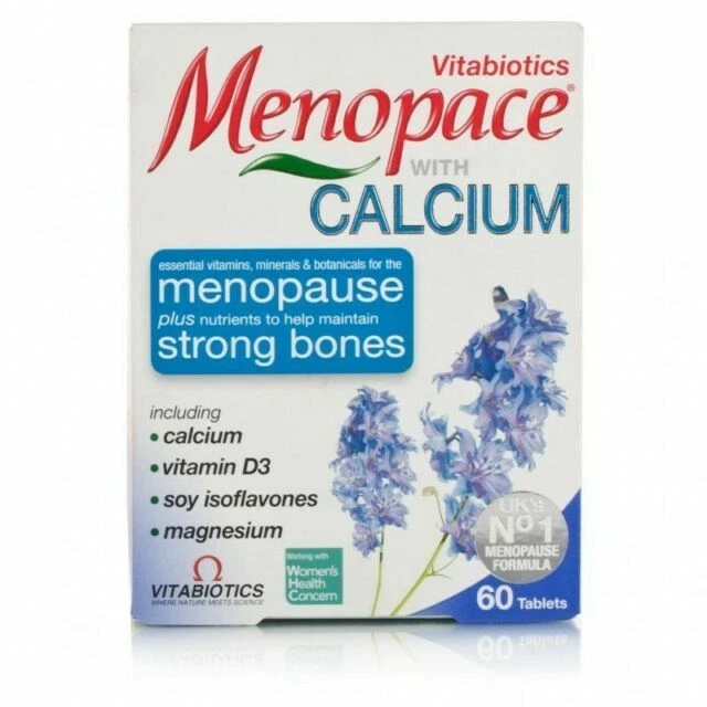 VITABIOTICS MENOPACE MENOPAUSE Calcium 60 Tablets £10.45 - PicClick UK