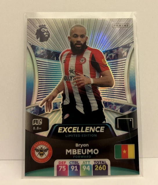PANINI ADRENALYN XL 23-24 2024 Bryan Mbeumo Excellence Card £10.25 ...
