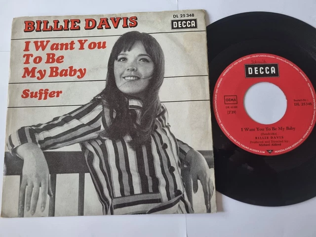 BILLIE DAVIS - I want you to be my baby 7'' Vinyl Germany EUR 20,99 ...