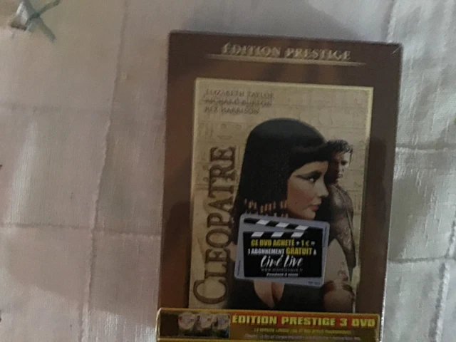 CLEOPATRE - ELIZABETH TAYLOR Richard BURTON / COFFRET EDITION PRESTIGE ...