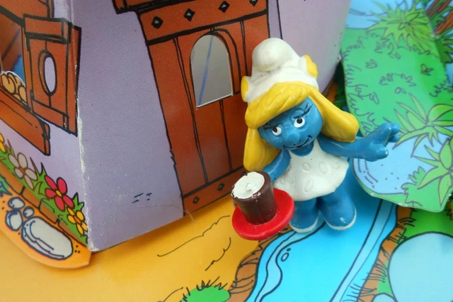 20222 SCHTROUMPFETTE SERVEUSE Smurf pitufo puffi puffo serie ...