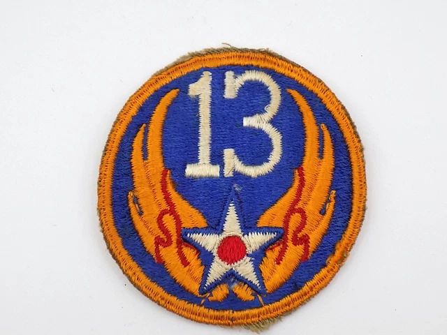 VINTAGE WWII US Army Air Corps Patch - 13th Air Force $19.35 - PicClick AU