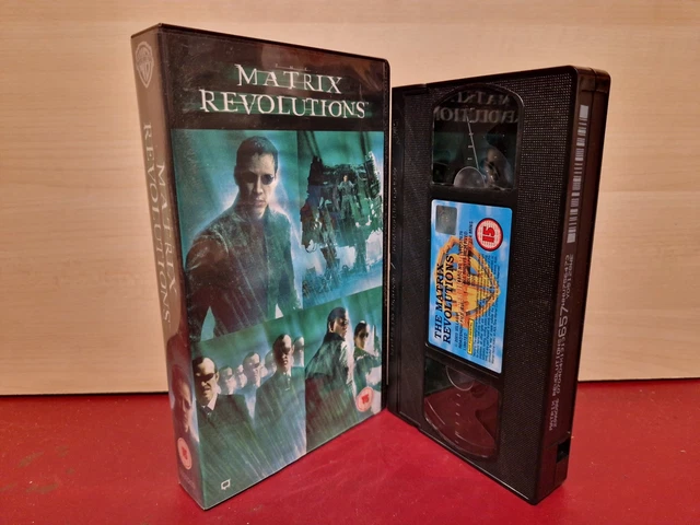 MATRIX REVOLUTIONS - Keanu Reeves - PAL VHS Video Tape (T308) £4.99 ...
