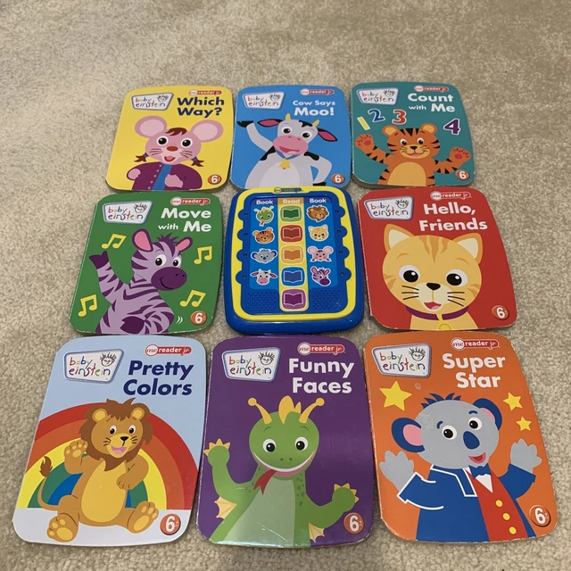 BABY EINSTEIN ME Reader Jr Set Baby Electronic Handheld 6m+ 8 Board ...