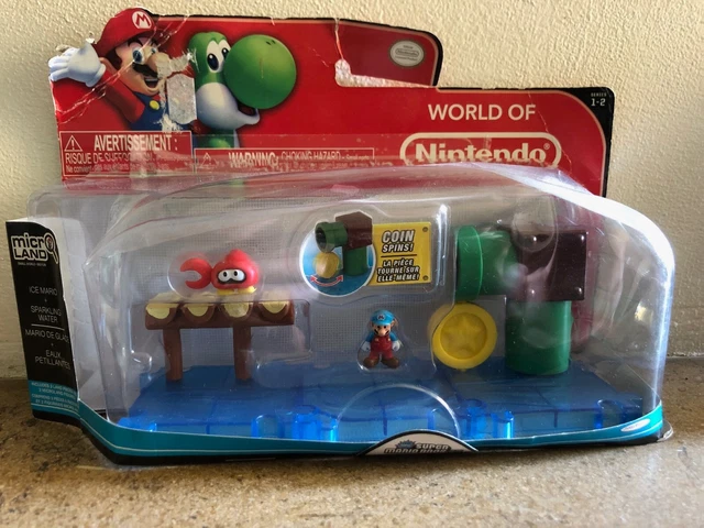 FIGURINE WORLD OF Nintendo Micro Land Playset 1-2 Ice Mario / Jakks EUR ...