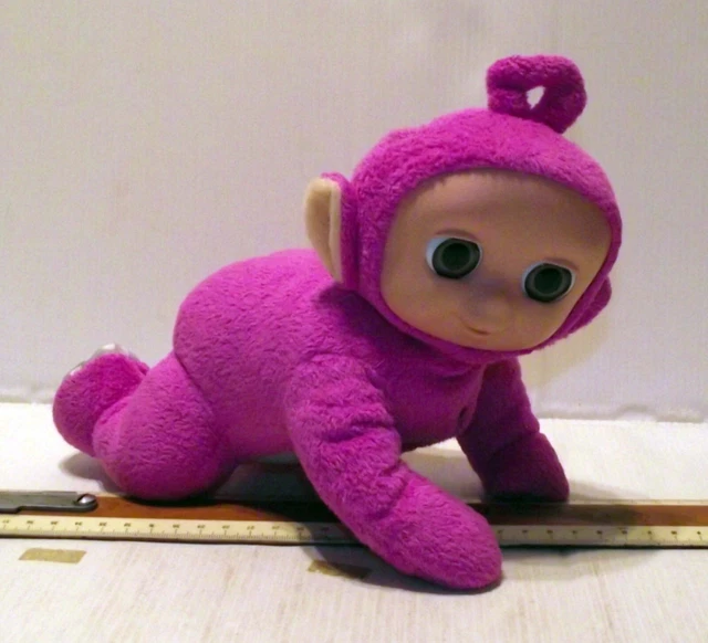10& THE TELETUBBIES Crawling Purple Baby Tiddlytubby With Sound £9.50 ...