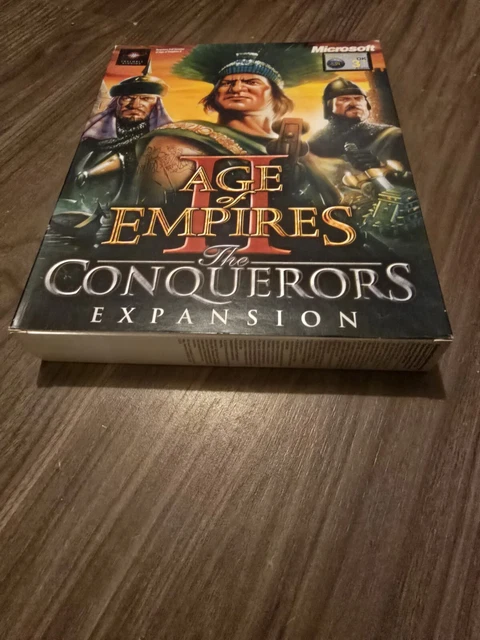 AGE OF EMPIRES II The Conquerors Expansion Big Box PC £16.99 - PicClick UK