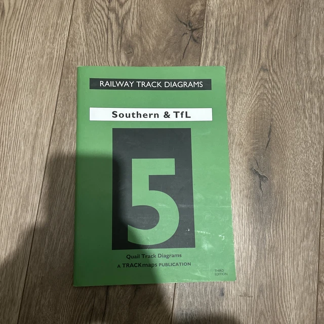 RAILWAY TRACK DIAGRAMS 5 Southern & TFL Quail Maps great condition 2008 ...