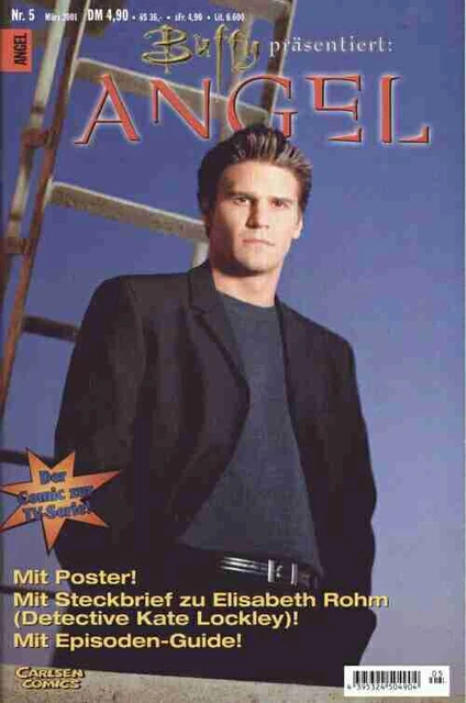 BUFFY PRÄSENTIERT ANGEL Nr 5 Carlsen Comic 2001 mit Poster EUR 4,00 ...