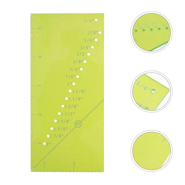 SEWING RULER RULERS and Guides Miss Seam Allowance Gauge Machine £7.79 ...