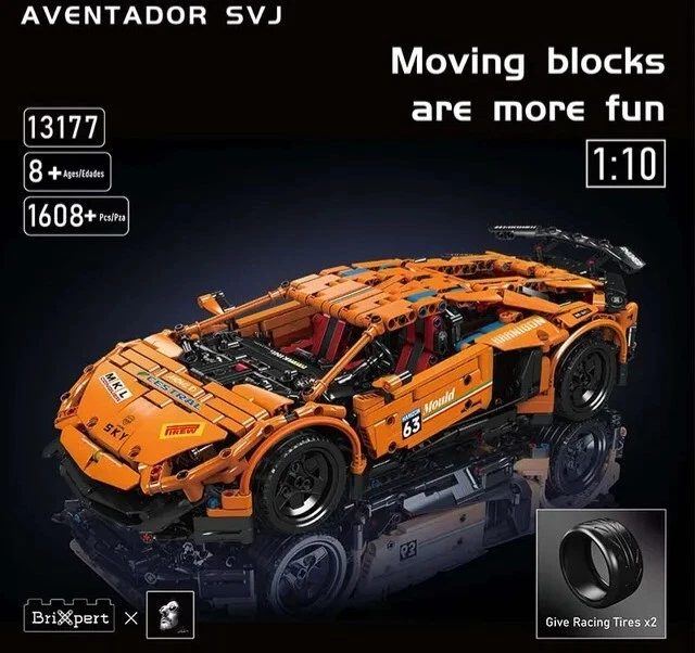 MOULD KING LAMBORGHINI Aventador SVJ Auto Modell 1488 Stck ...