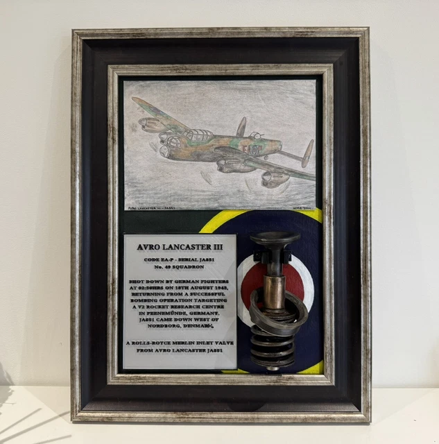WW2 BRITISH RAF Avro Lancaster Bomber Command Aircraft Engine Relic ...