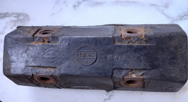 WW2 GERMAN WEHRMACHT Army Rubber Halftrack Link Pad Phoenix Harburg ...