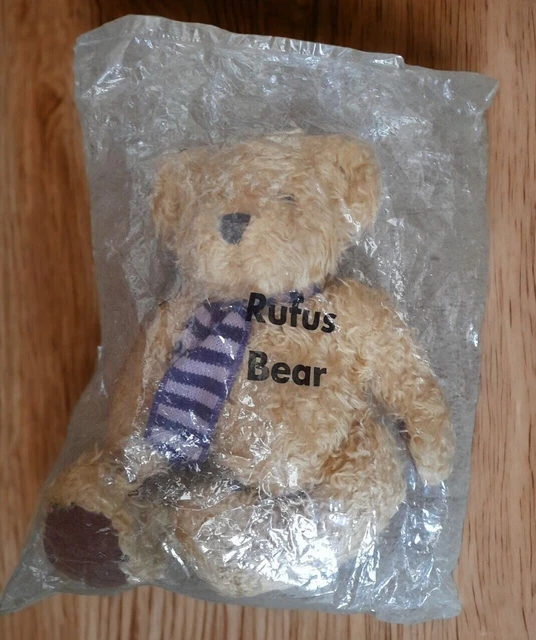 AVON RUFUS TEDDY Bear 26cm Brown Plush Kids Toy Vintage Collectable ...
