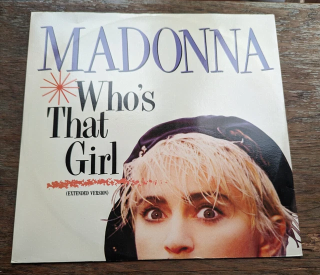 MADONNA - WHO'S That Girl, Vinyle 12" Single Record (version Extension ...