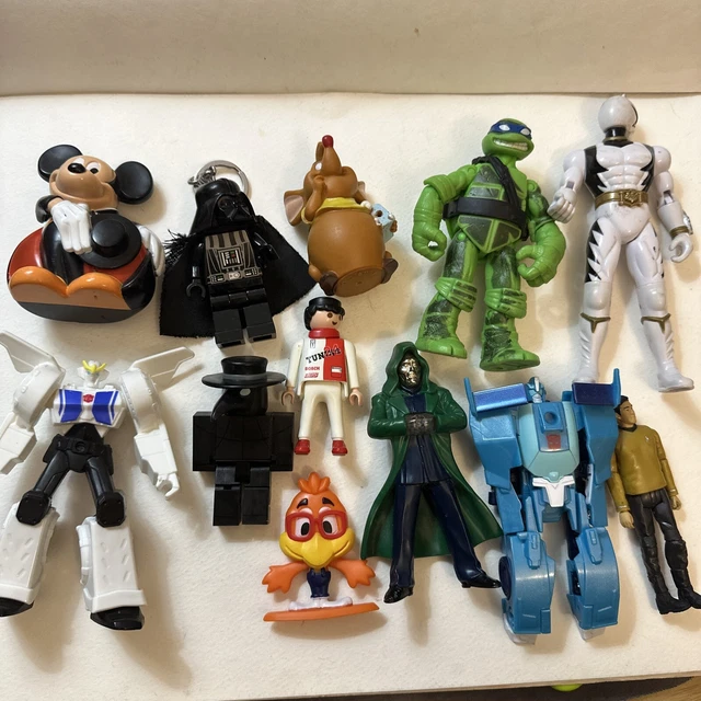 TOY ACTION FIGURE Junk Drawer Lot Mixed TMNT Transformers LEGO Star ...