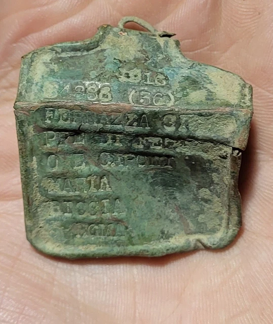 PIASTRINA MILITARE ITALIANA WW2 Classe 1916 ROMA EUR 20,00 - PicClick IT