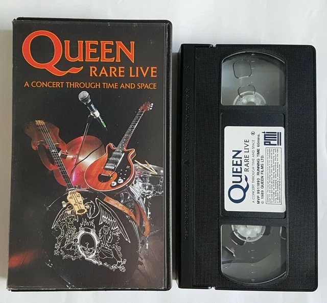 QUEEN RARE LIVE - a concert through time and space (VHS) Freddie ...