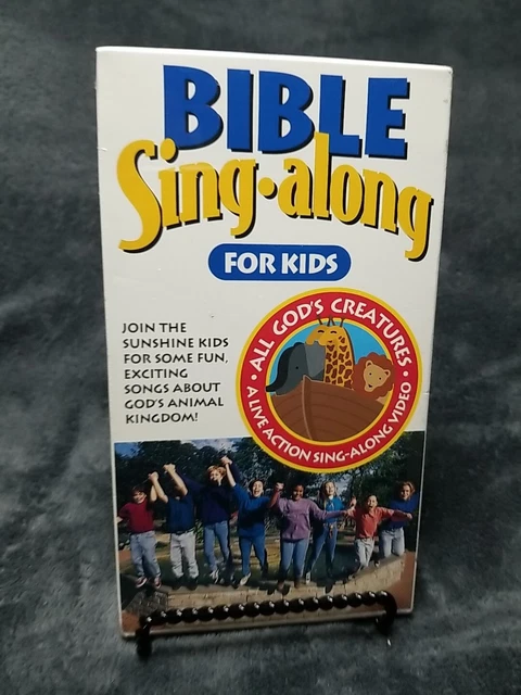 BIBLE SING-ALONG FOR Kids VHS Video Tape 1994 Sunshine Mountain ...