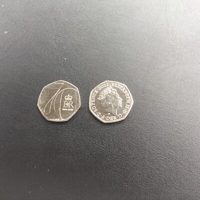 2022 PLATINUM JUBILEE Queen ER 70th 50p Coin £0.50 - PicClick UK
