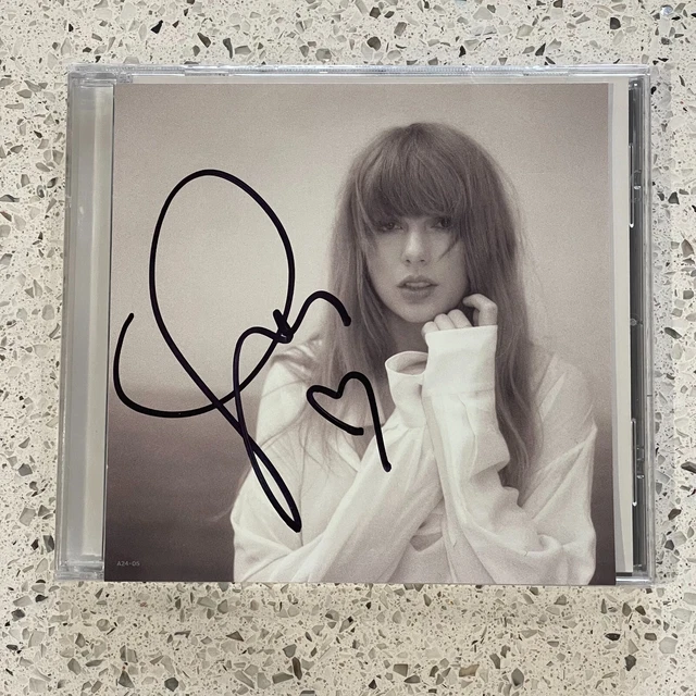 TAYLOR SWIFT - The Tortured Poets Department CD + Signed Insert + Heart ...