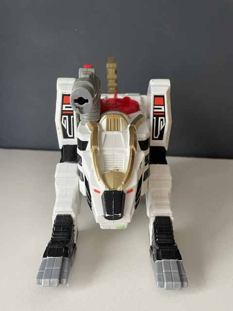 POWER RANGERS WHITE Tigerzord Imaginext Falcon Tommy Zord Mighty ...