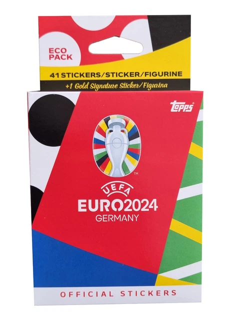 TOPPS UEFA EURO 2024 Sticker (SWISS VERSION) - 5x Eco Pack £36.97 ...