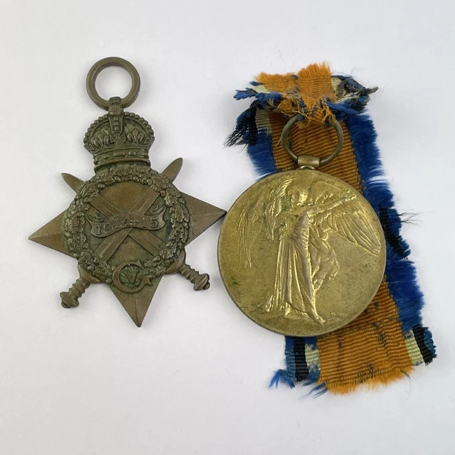 WW1 PAIR 1914/15 Star & Victory Medal Sepoy Zaman Ali 1/89 Punjabis £79 ...