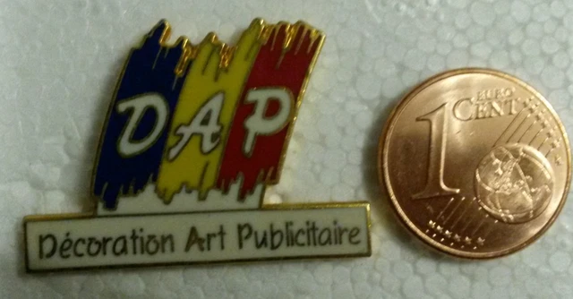 PIN PIN'S BADGE Decoration Art Publicitaire Dap Email Rare Port A Prix ...