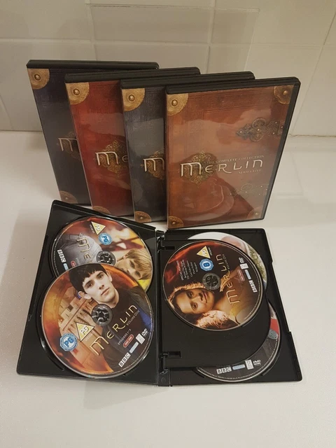 MERLIN COMPLETE COLLECTION. Series 1 to 5 DVD Region 2 CG K01 £9.99 ...