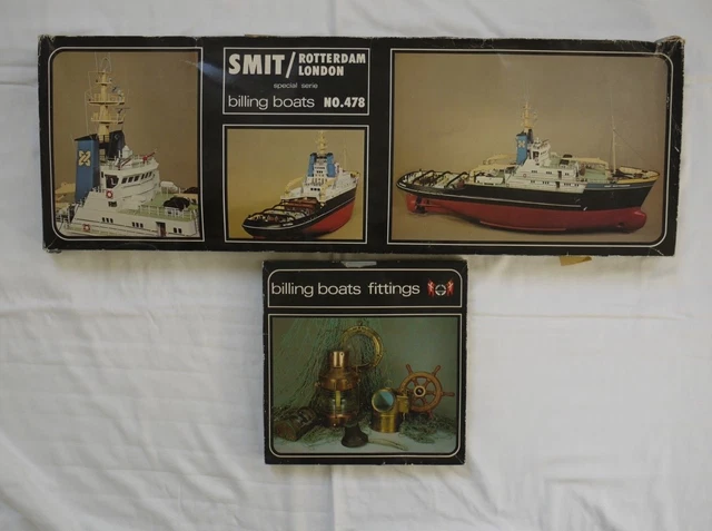 BILLING BOATS SMIT Rotterdam Model 478 and Fittings Kit 479 £260.00 ...