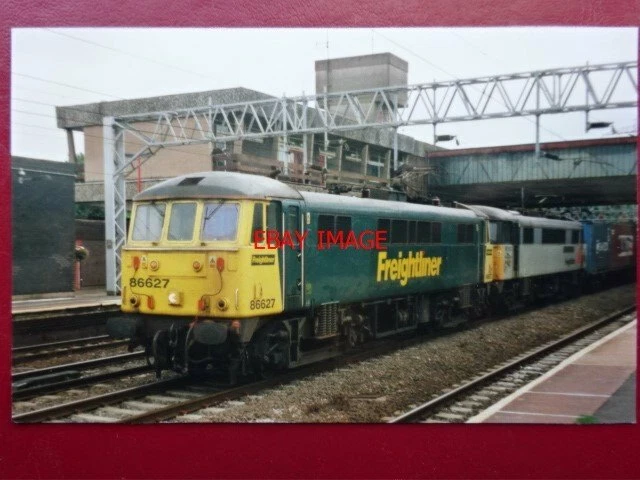 PHOTO BR Class 86 Loco No 86627 - Freighliner Livery £2.00 - PicClick UK