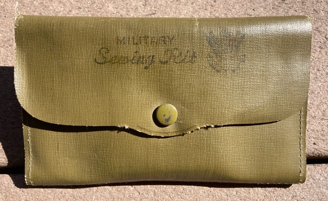 WWII US ARMY Military Field Repair Uniform SEWING KIT w/ Contents £31. ...