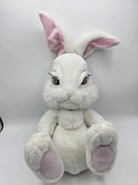 FLAIR EMOTION PETS MILKY THE BUNNY Interactive Toy White Plush Tall ...