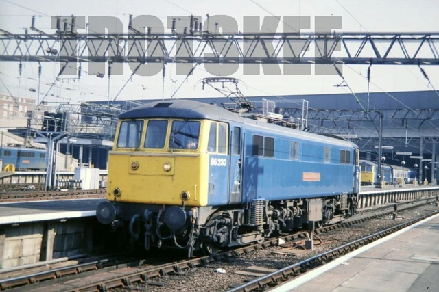 35MM SLIDE BR British Railways Electric Loco Class 86 86230 Easton 1986 ...