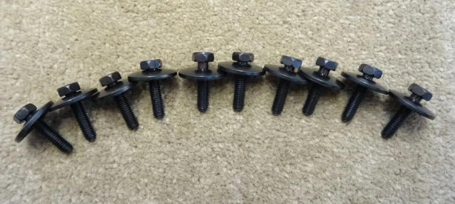 VOLKSWAGEN ENGINE UNDER Cover Tray Tapper Splash Guard Screw & Washer ...