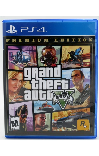 GRAND THEFT AUTO V Premium Edition + Map PS4 PlayStation 4 - Complete ...